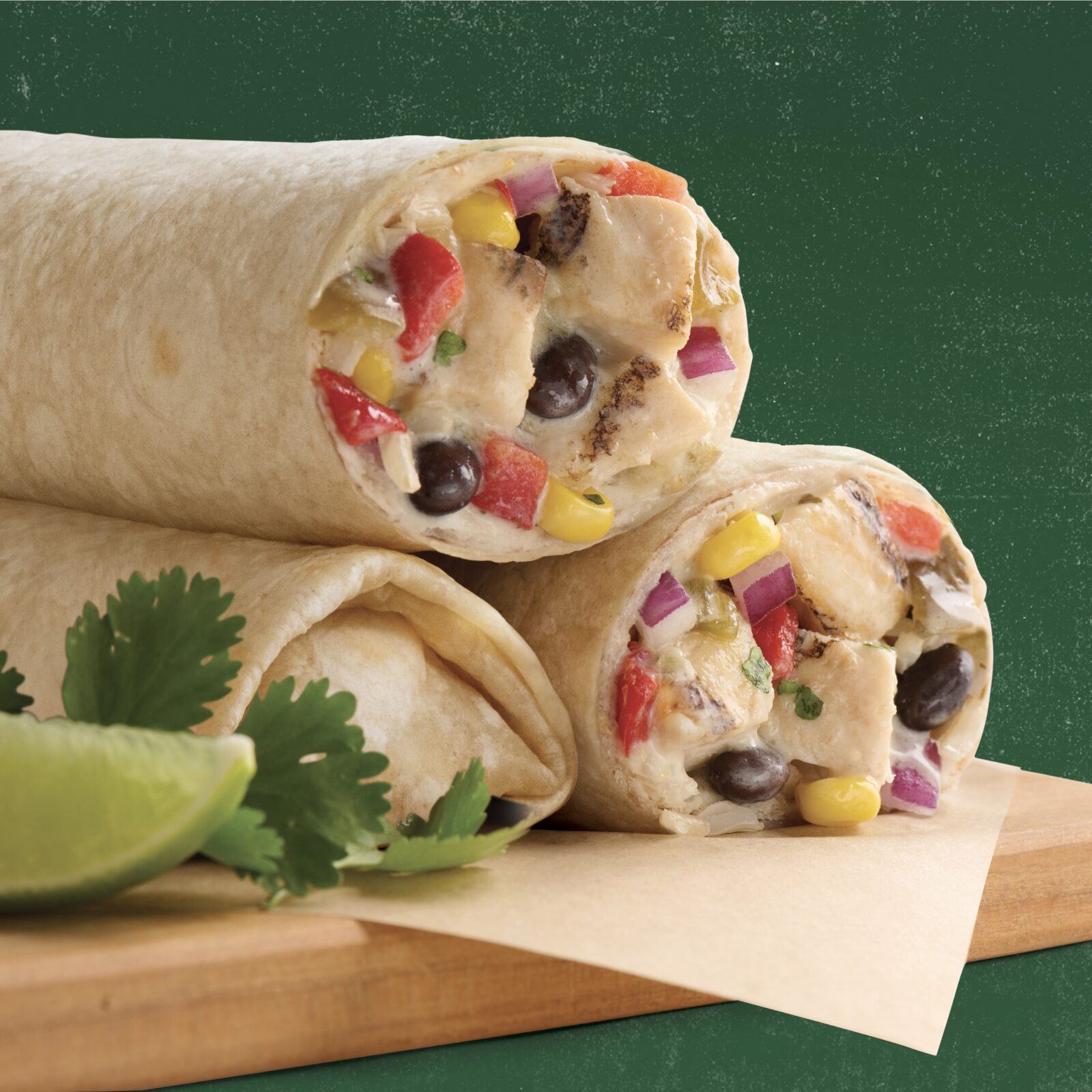 Organic Chicken, Cilantro & Lime Burrito | Red's All Natural