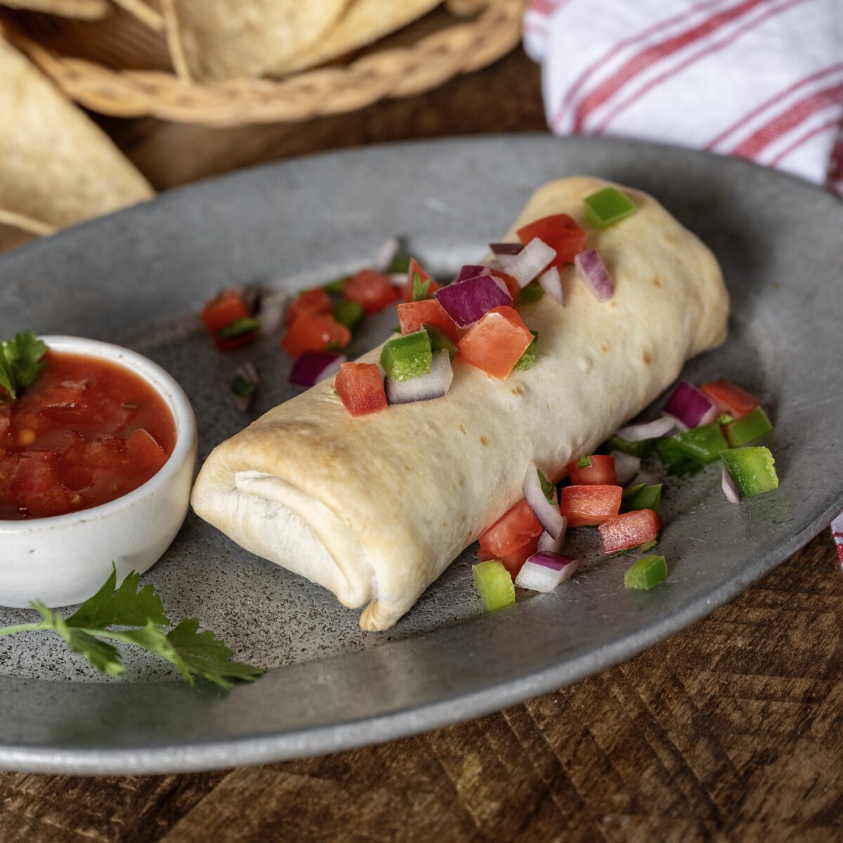 Cheesy Beef & Bean Burrito | Red's All Natural