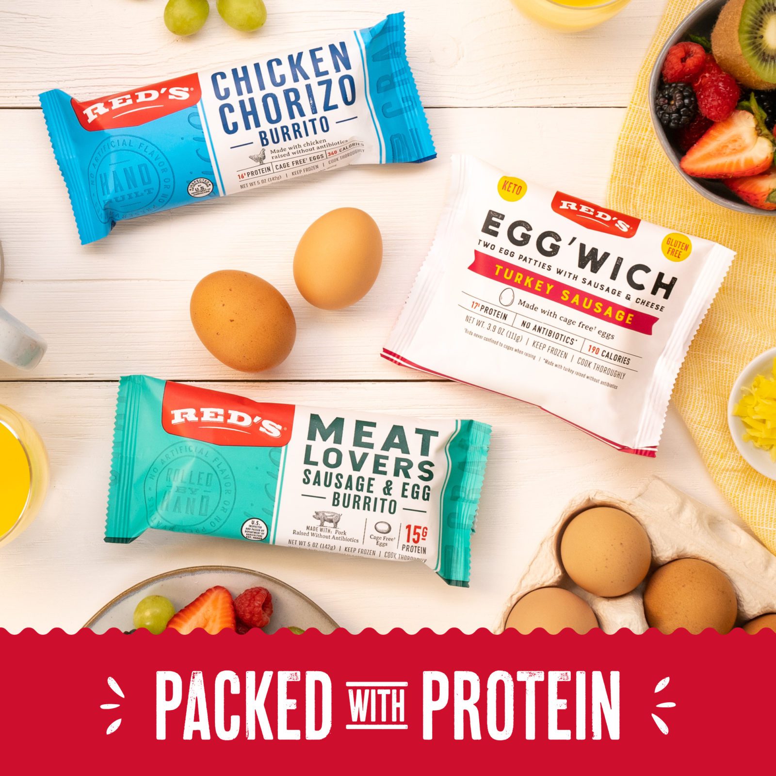 High Protein Breakfast | Red's All Natural