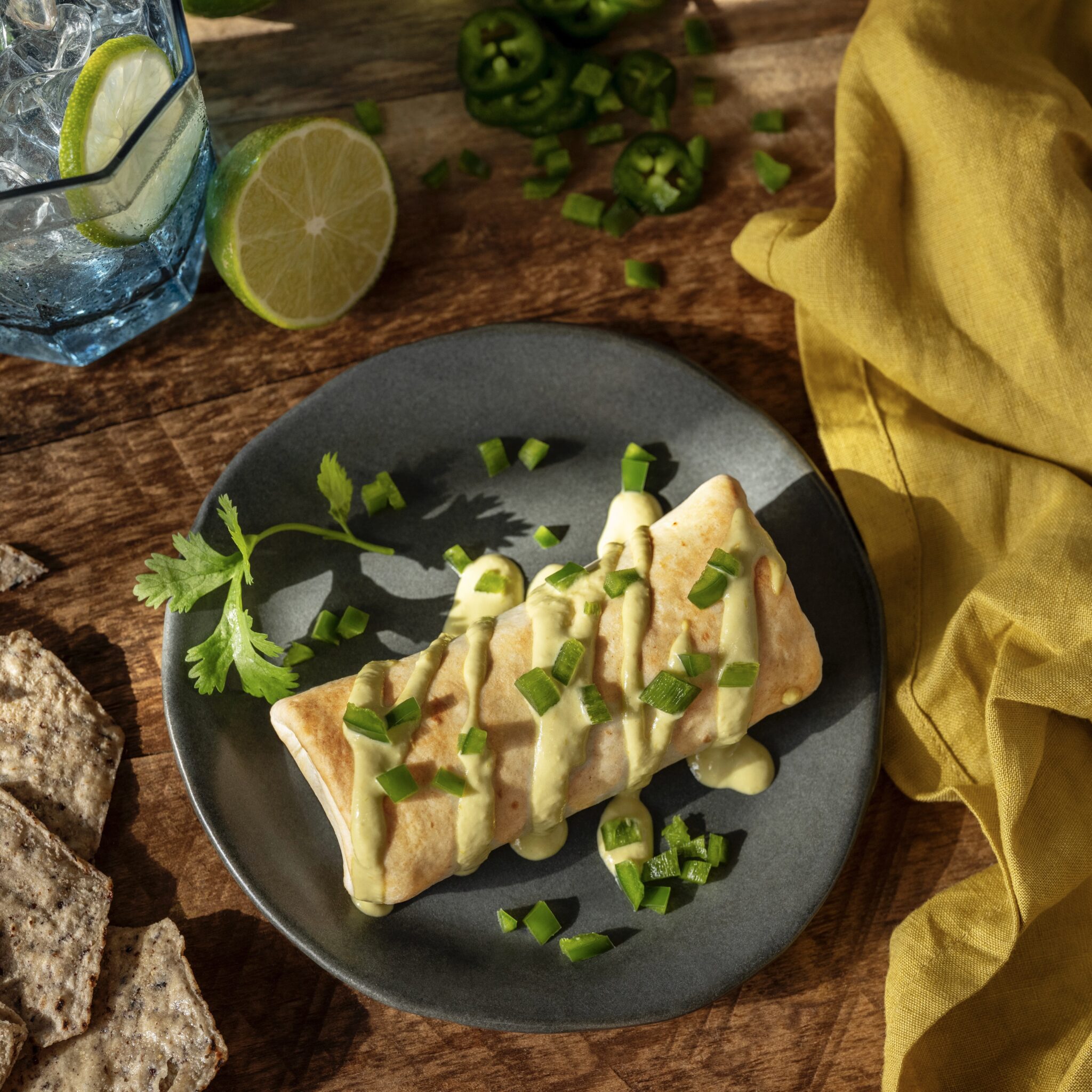 Organic Chicken, Cilantro & Lime Burrito | Red's All Natural