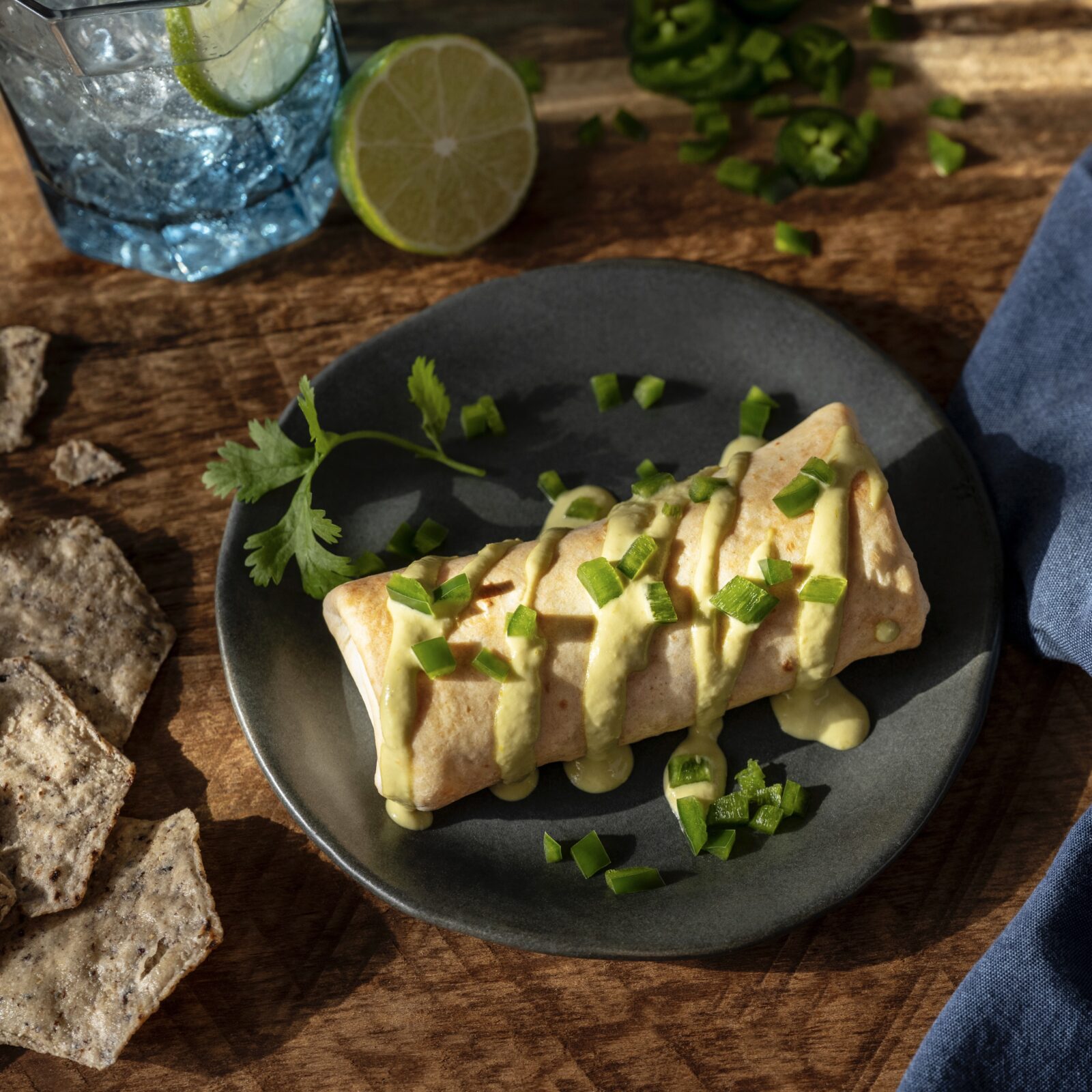 Grilled Chicken & Cheddar Burrito | Red's All Natural